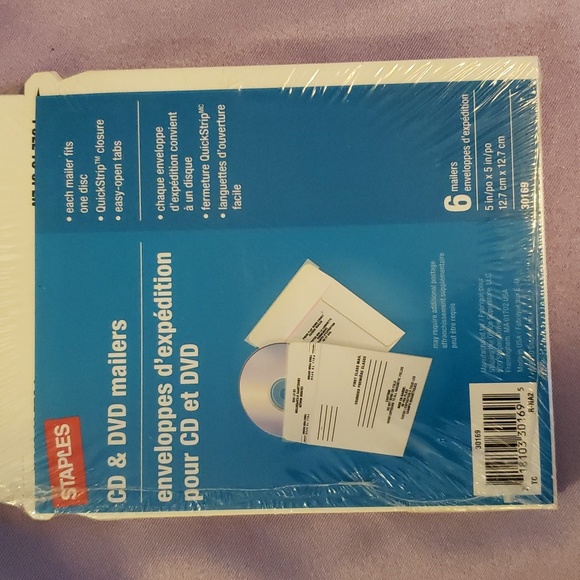 Staples | Office | New Staples Cd Dvd Mailers | Poshmark